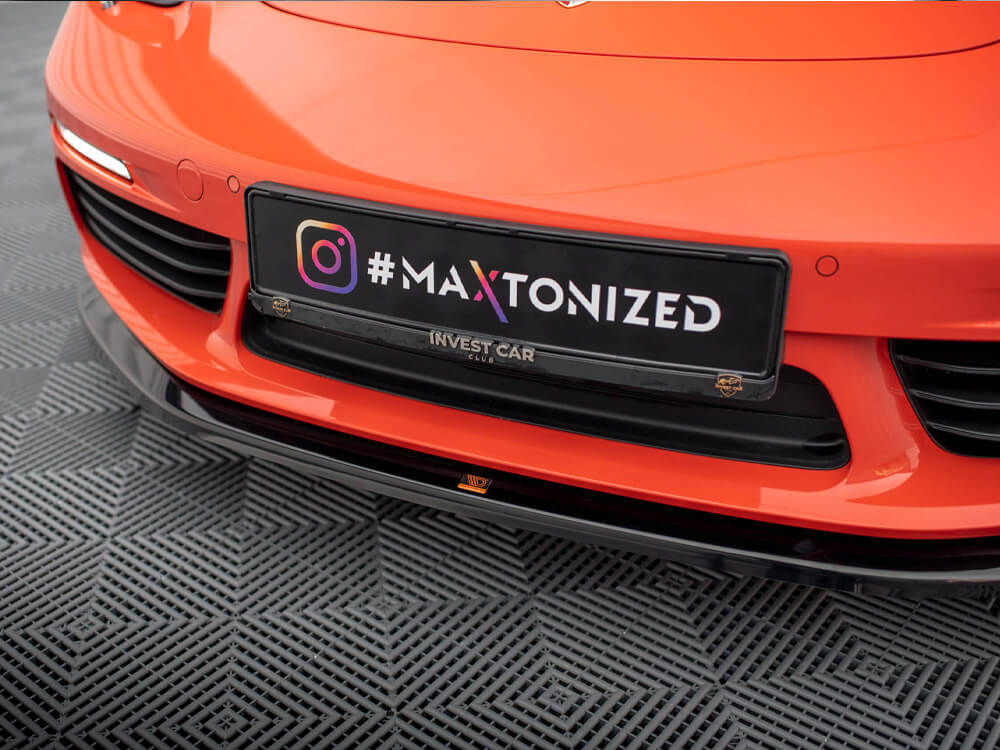 Porsche 718 Cayman Front Splitter V.2 - Maxton Design – Genome Porsche