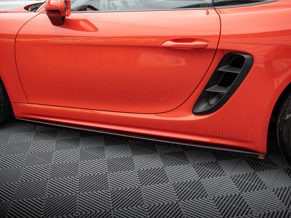Porsche 718 Cayman Side Skirts Diffuser Body Kit - Maxton Design ...