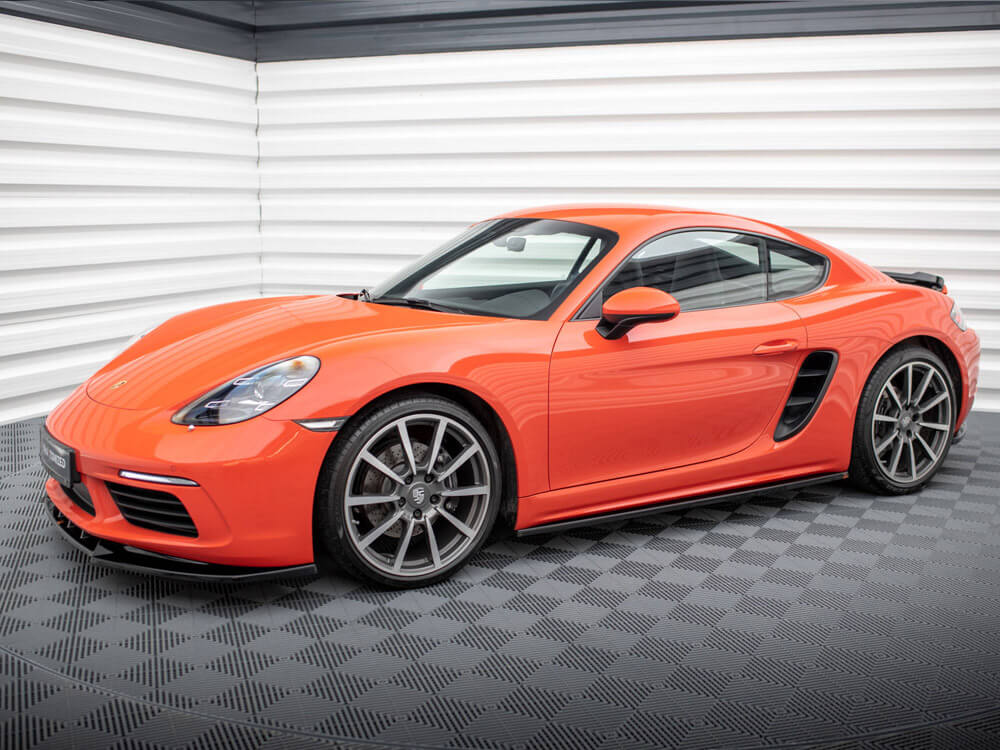 Porsche 718 Cayman Side Skirts Diffuser Body Kit - Maxton Design ...