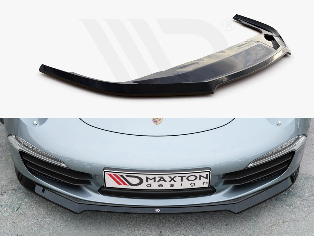 Porsche 911 Carrera 991 (2011-2016) Front Splitter V1 - Maxton Design ...