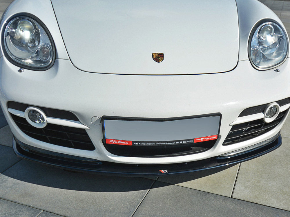Porsche Cayman S 987C (2006-09) Front Splitter V.2 - Maxton Design ...