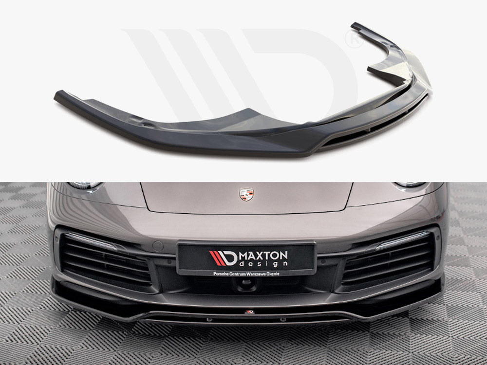 Porsche 911 Carrera 4S 992 (2019-) Front Splitter - Maxton Design ...